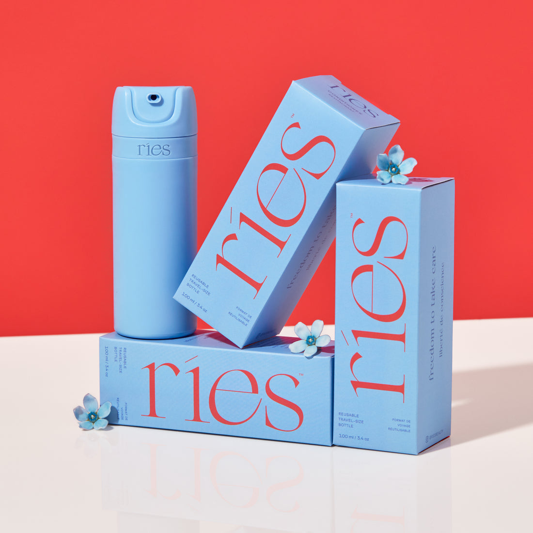 The Ries Beauty Complete Essential Reusable Travel Size Set