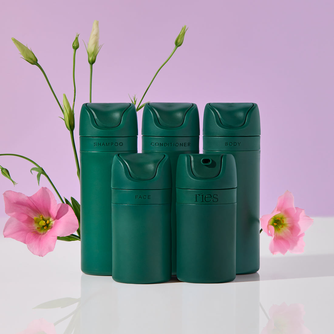 The Ries Beauty Complete Essential Reusable Travel Size Set