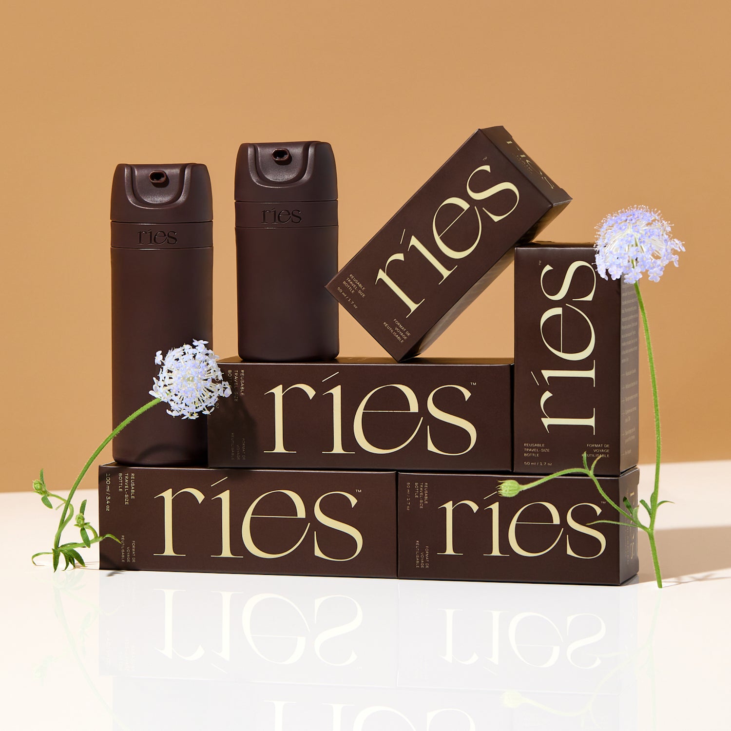 The Ries Beauty Complete Essential Reusable Travel Size Set